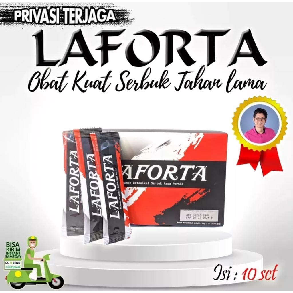 Jual LAFORTA Original Isi 10 Sachet Obat Penambah Stamina Pria ...