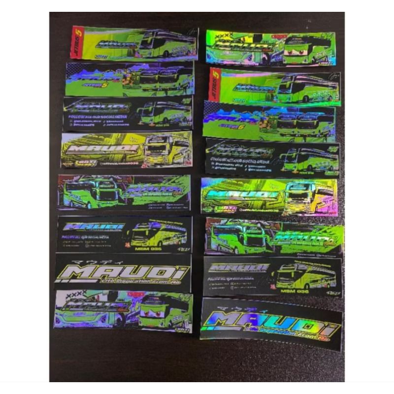 Jual stiker bus msm maudi asli/ori | Shopee Indonesia