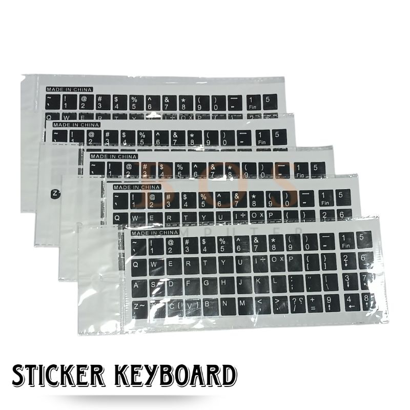 Jual STIKER KEYBOARD LAPTOP ENGLISH / STICKER KEYBOARD | Shopee Indonesia
