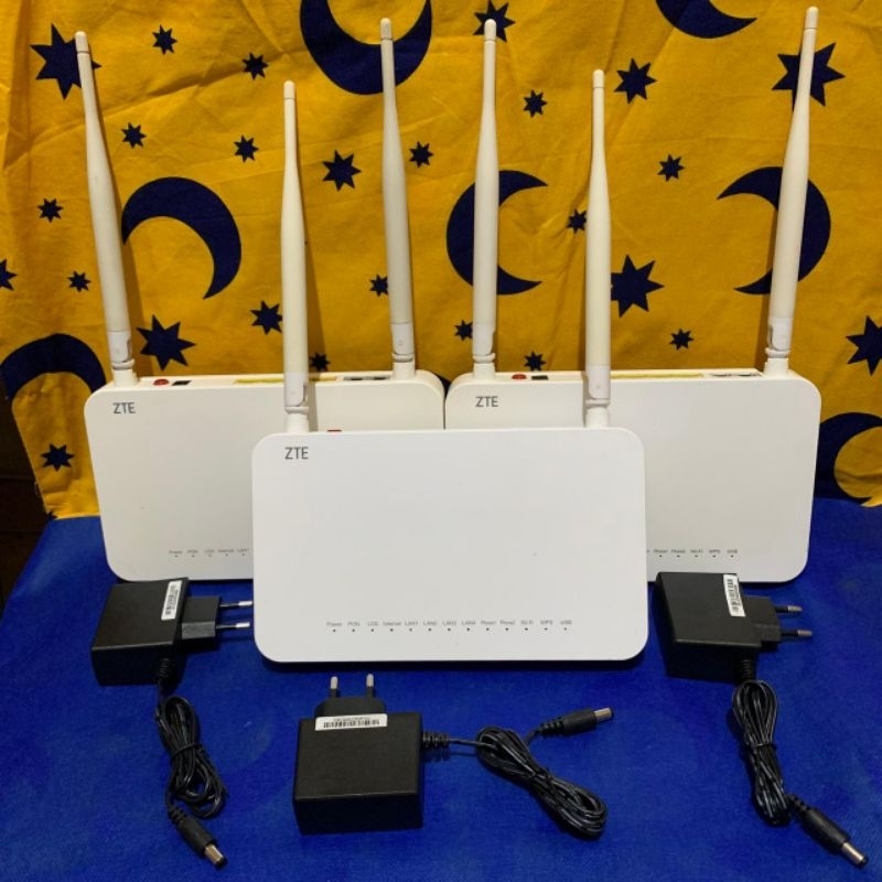 Jual ZTE V3 V2 V1 F609 ZXHN GPON ONT Port Biru Wifi Single-Band (Router ...