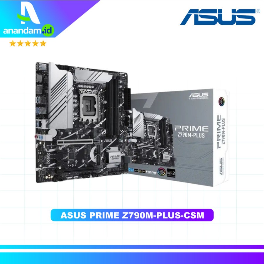 Jual ASUS PRIME Z790M PLUS CSM | MOTHERBOARD INTEL Z790 LGA 1700 DDR5 ...
