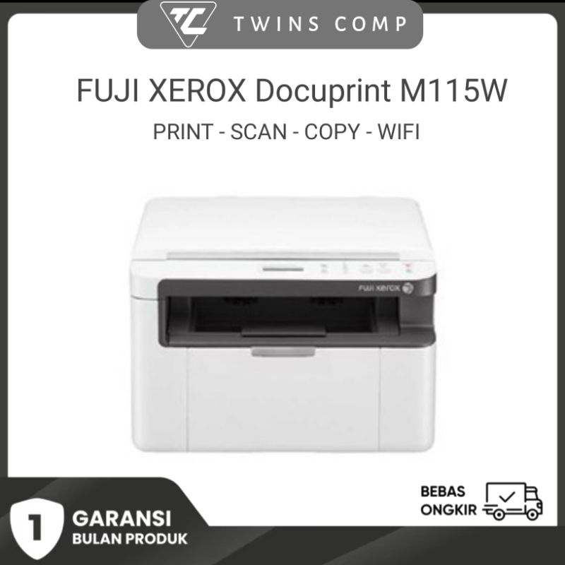 Jual Printer fuji xerox m115w print scan copy sudah bisa wifi | Shopee ...