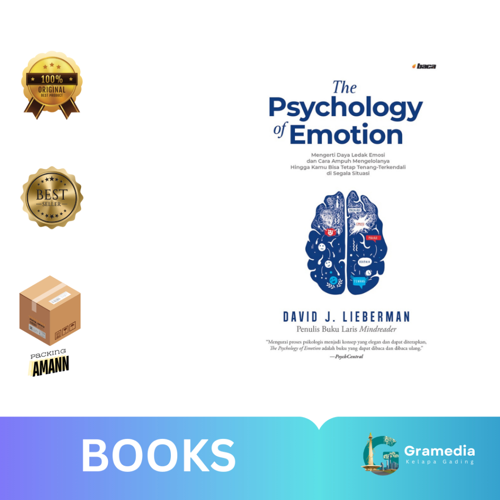 Jual Gramedia MKG - Buku Bacaan The Psychology of Emotion (David J ...