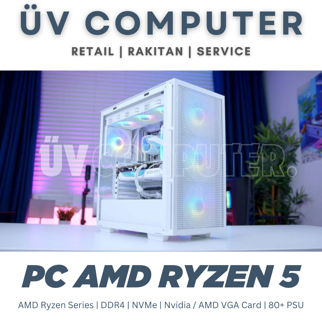Jual Rakitan PC UV Computer Komputer Gaming Editing Render AMD Starter Kit Ryzen 5 5500 AM4 ...