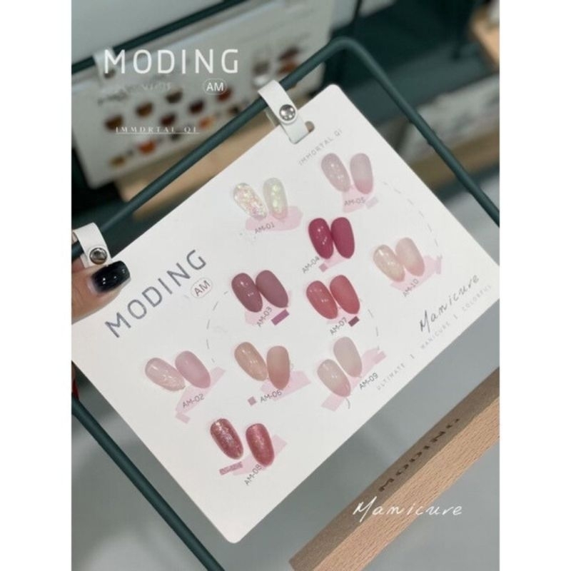 Jual MODING AM NAIL GEL POLISH SET ISI 10 WARNA KUTEK GEL POLISH FREE ...