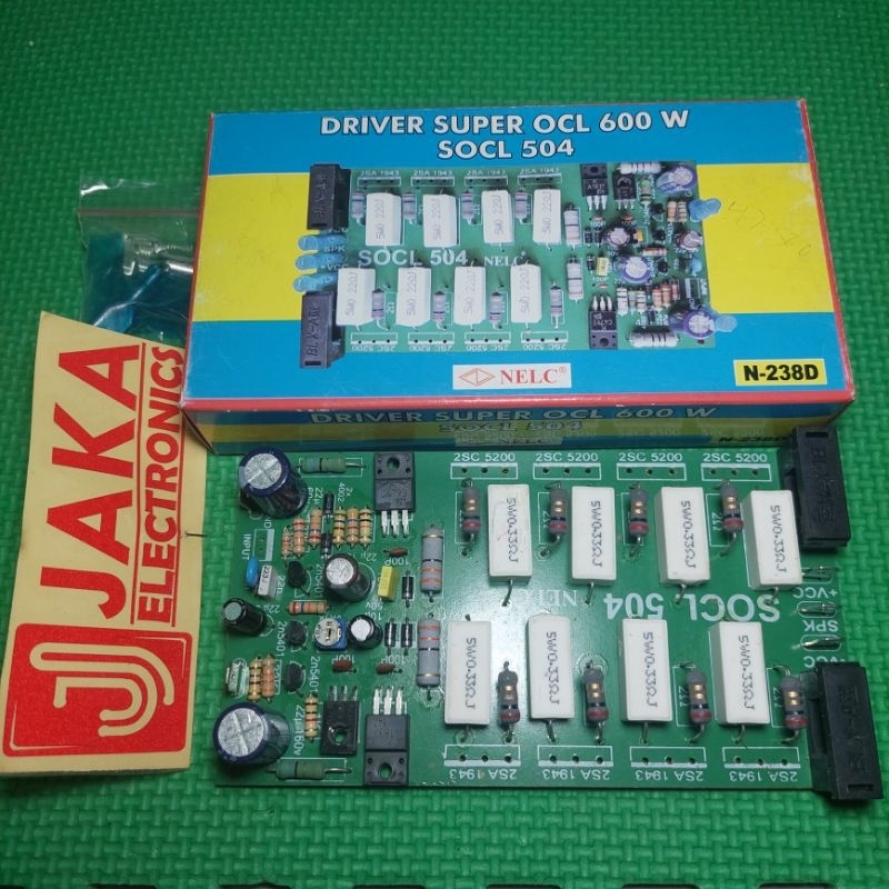 Jual Kit Power Driver SOCL 504 Tef 600 watt NELC N-238D | Shopee Indonesia