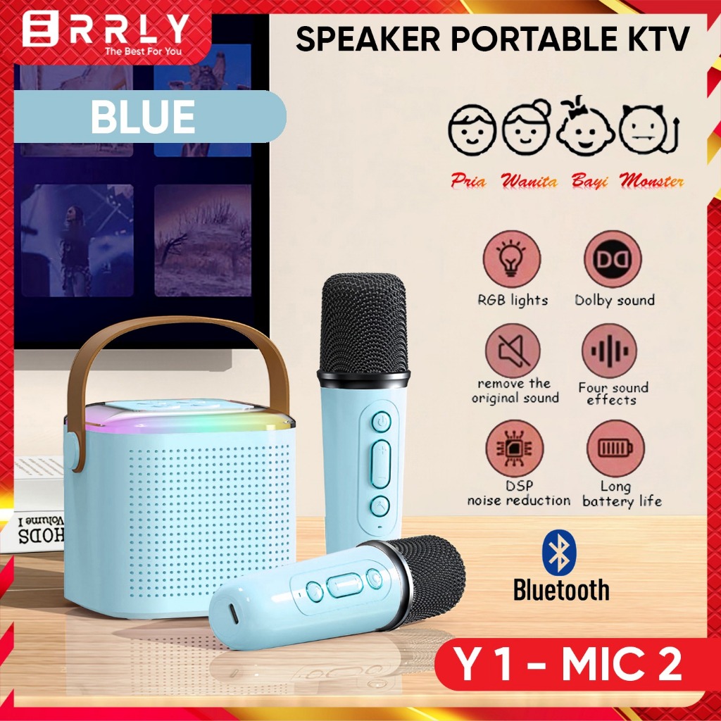 Jual Home KTV Karaoke Speaker Bluetooth Y1 Wireless Portable Super Bass ...