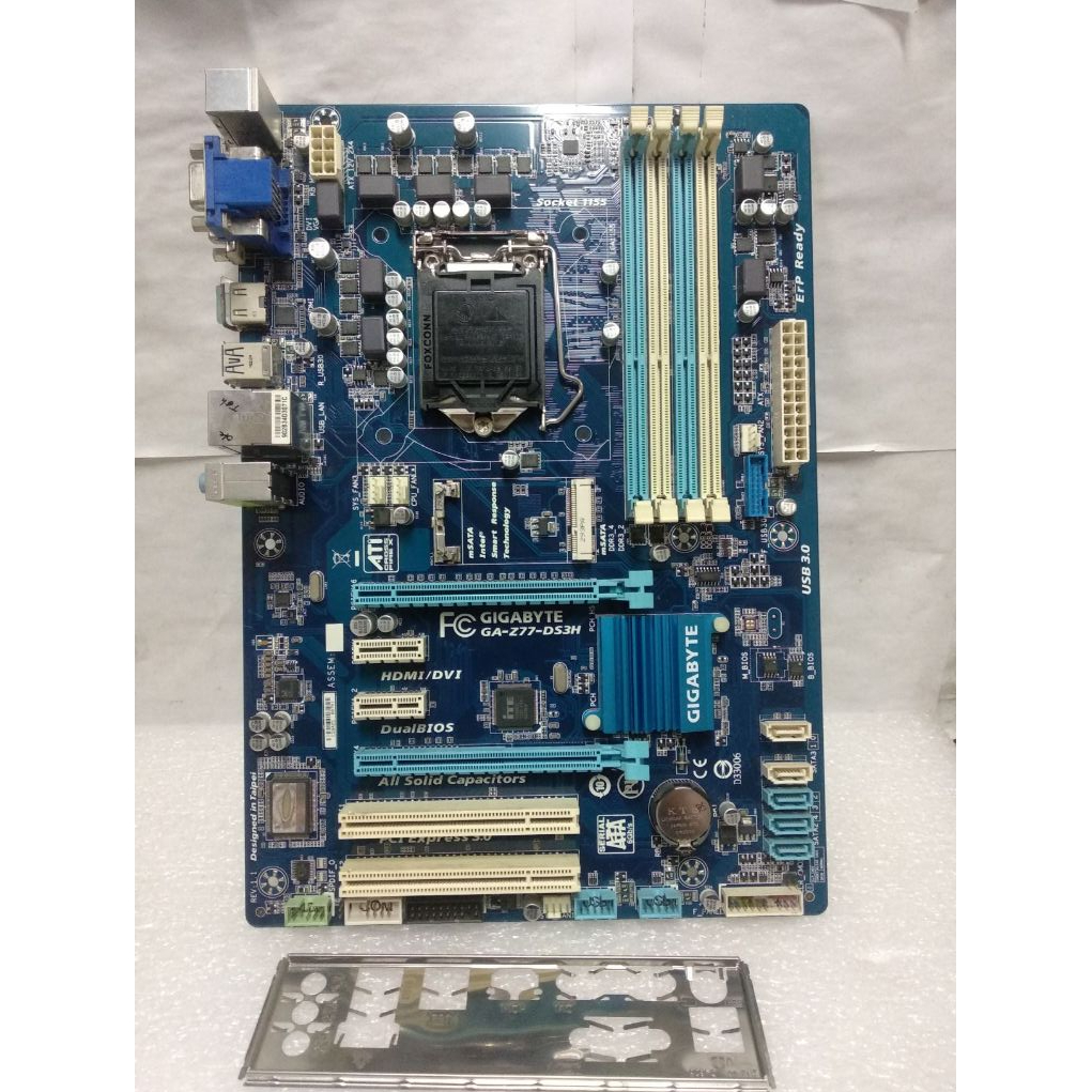 Jual Mainboard Gigabyte Z77-DS3H socket 1155 Ddr3 | Shopee Indonesia