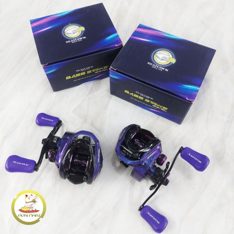 Jual Reel Seahawk Bass Strike 103 HSL ATRACTIVE DRAG CLICKER BC ( Bait ...