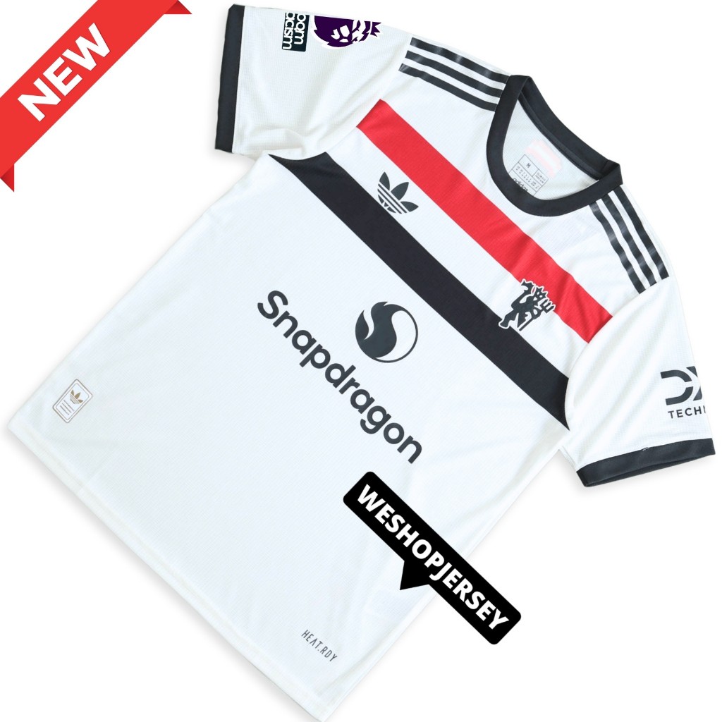 Jual Player Issue Jersey Manchester United Putih 2024 2025 Baju Bola Mu ...