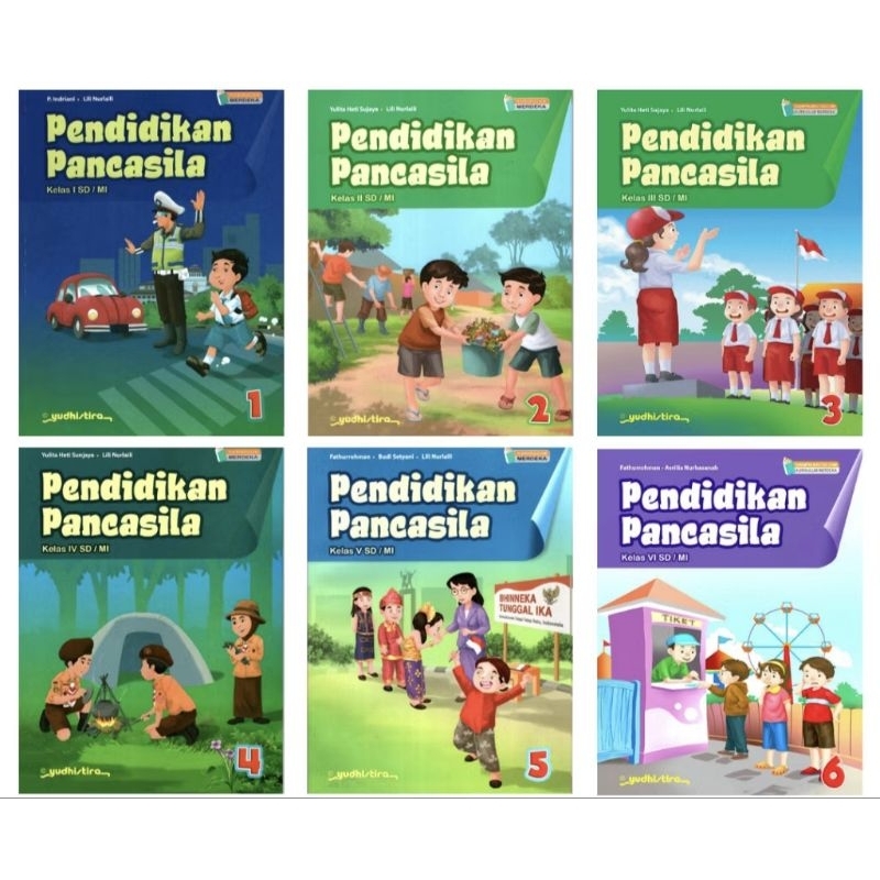 Jual yudhistira - Buku Pelajaran Pendidikan Pancasila Kelas 1,2,3,4,5 dan 6 SD/MI Kurikulum ...