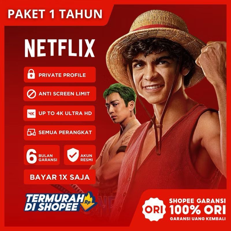 Jual NETFLIXXX PREMIUM PRIVATE SHARING RANDOM 3 BULAN - 1 TAHUN 4K ULTRA HD HOUSE HOLD FULL ...