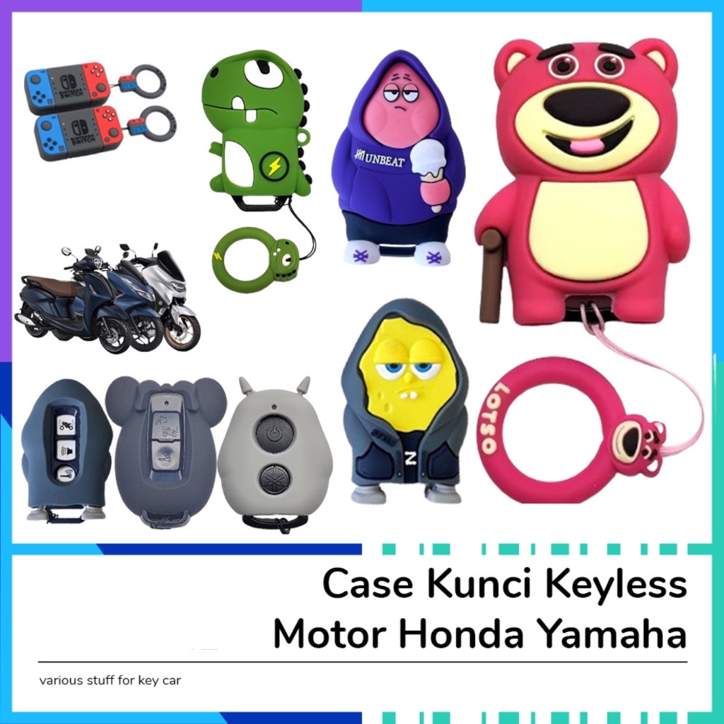 Jual Case Kunci Motor Keyless / Cover Key Motorcycle Honda Yamaha PCX ...