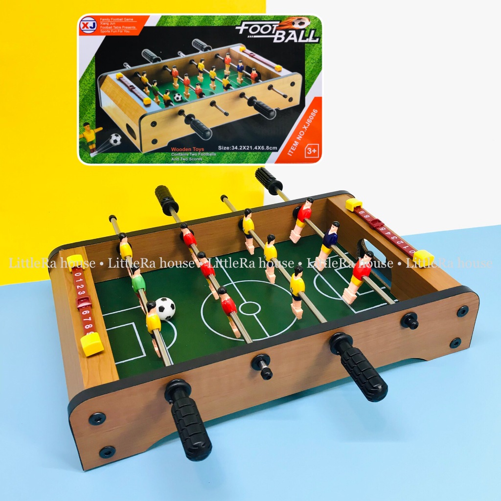 Jual Littlera : Mainan Soccer Table Bahan Kayu & Billiard Mini | Meja ...