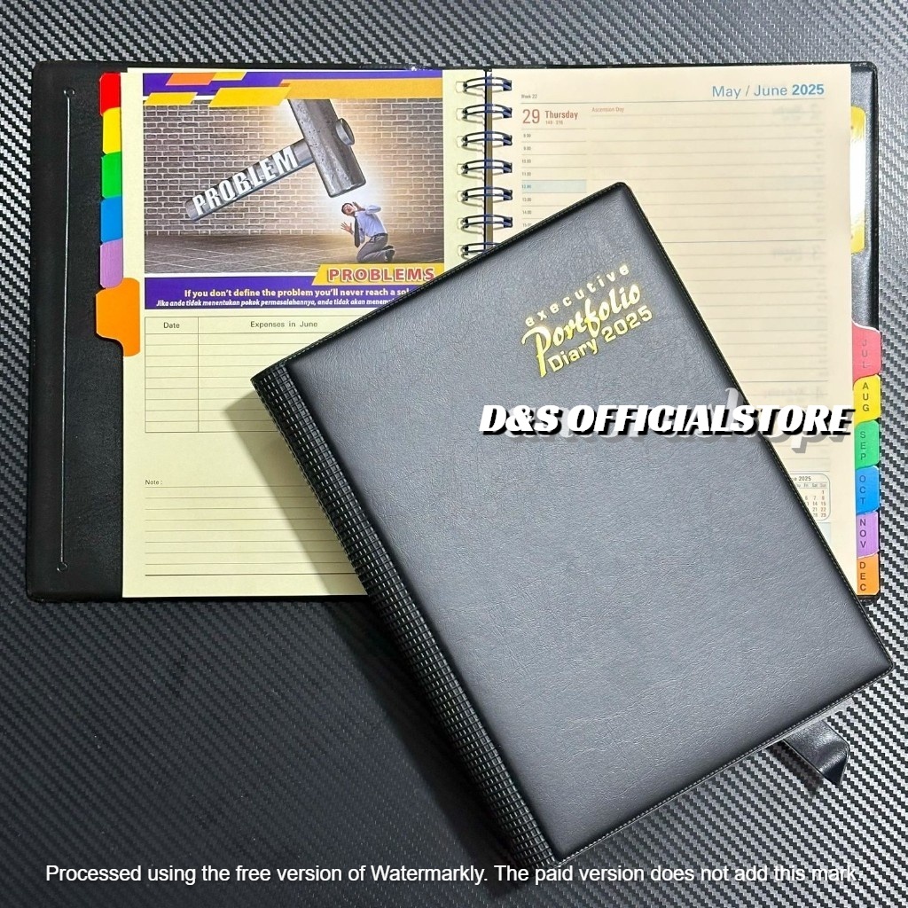 Jual Buku Agenda Executive Portfolio Diary Tahun 2025 | Shopee Indonesia