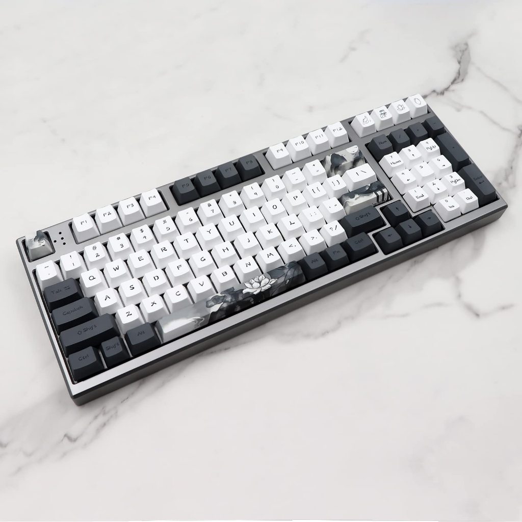 Jual DYE-Sub PBT Keycaps OEM Profile Ink Lotus Cherry Gateron MX ...