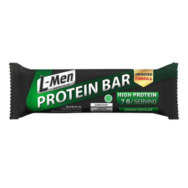 Jual L-Men Protein Bar Chocolate 22 gram | Shopee Indonesia