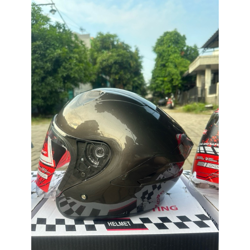 Jual Helm Ghm STYLO solid terlaris termurah sni terbest seller | Shopee ...