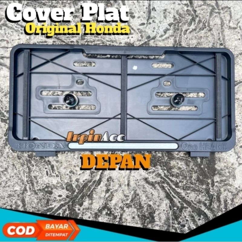 Jual cover plat dudukan plat nomor original honda AHM cover plat ...