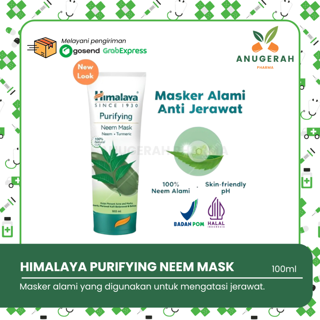 Jual Himalaya Purifying Neem Face Mask 100ml - Maker Wajah | Shopee ...