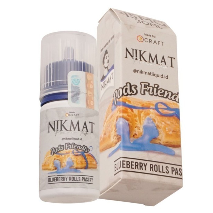 Jual Liquid Rcraft Nikmat V2 Blueberry Rolls Pastry Cream Pods Friendly ...