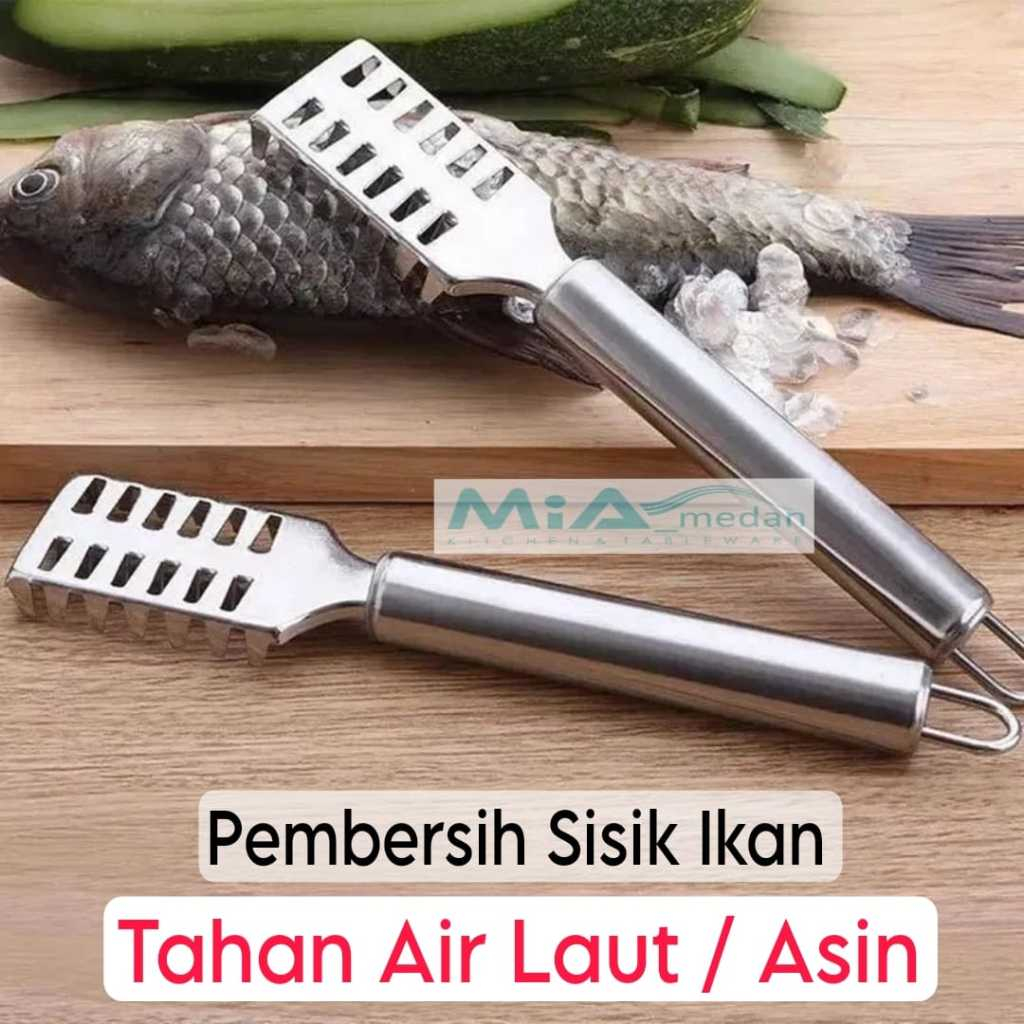 Jual 𝐌𝐢𝐀 Scraper Sikat Pembersih Sisik Ikan 𝗔𝗻𝘁𝗶 𝗞𝗮𝗿𝗮𝘁 & 𝗧𝗮𝗵𝗮𝗻 𝗔𝗶𝗿 𝗔𝘀𝗶𝗻 ...