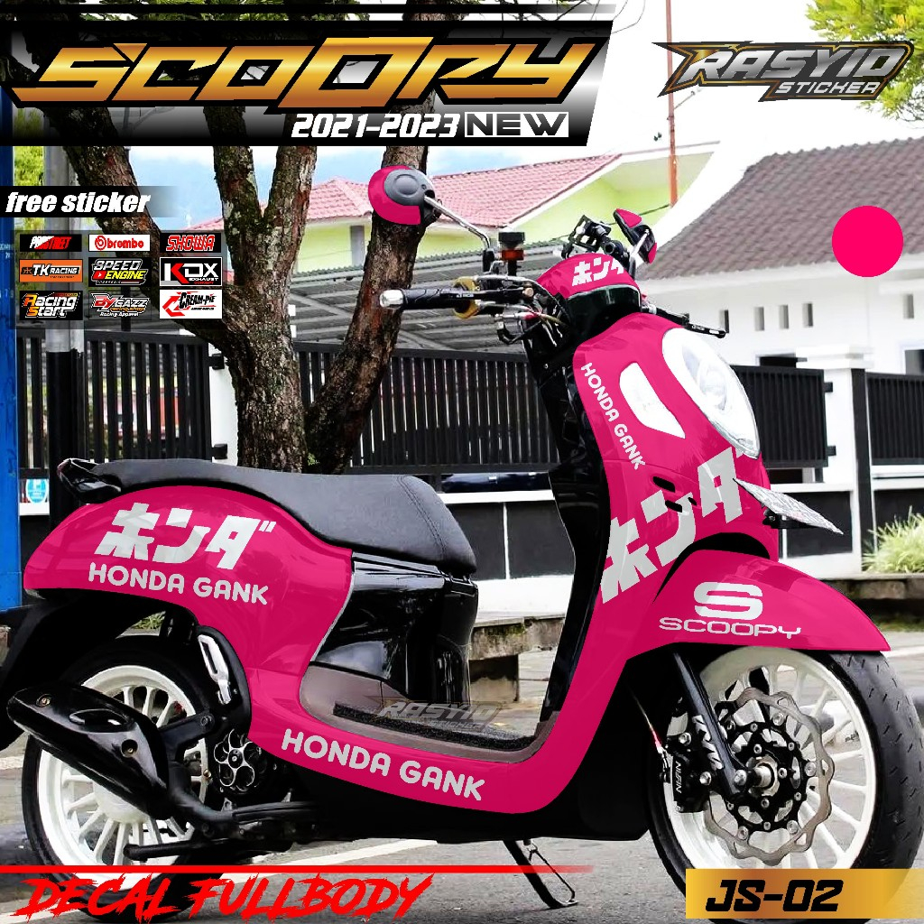Jual Sticker Decal Full Body Motor Honda Scoopy Prestige 2020 2021 2022 ...