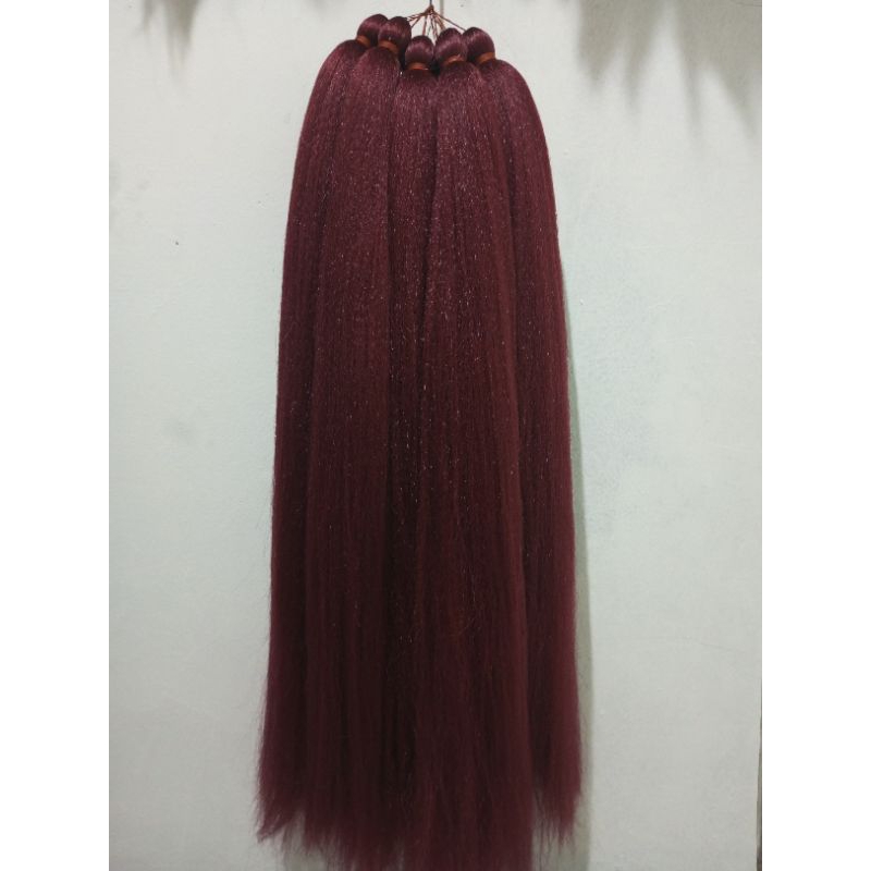 Jual Rambut Sambung Cemara Polosan Panjang 80 cm Berkualitas Dan Halus ...