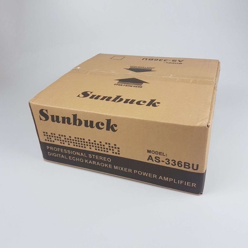 Jual power amplifier Sunbuck AS 336u, fitur lengkap, bass glerr ...