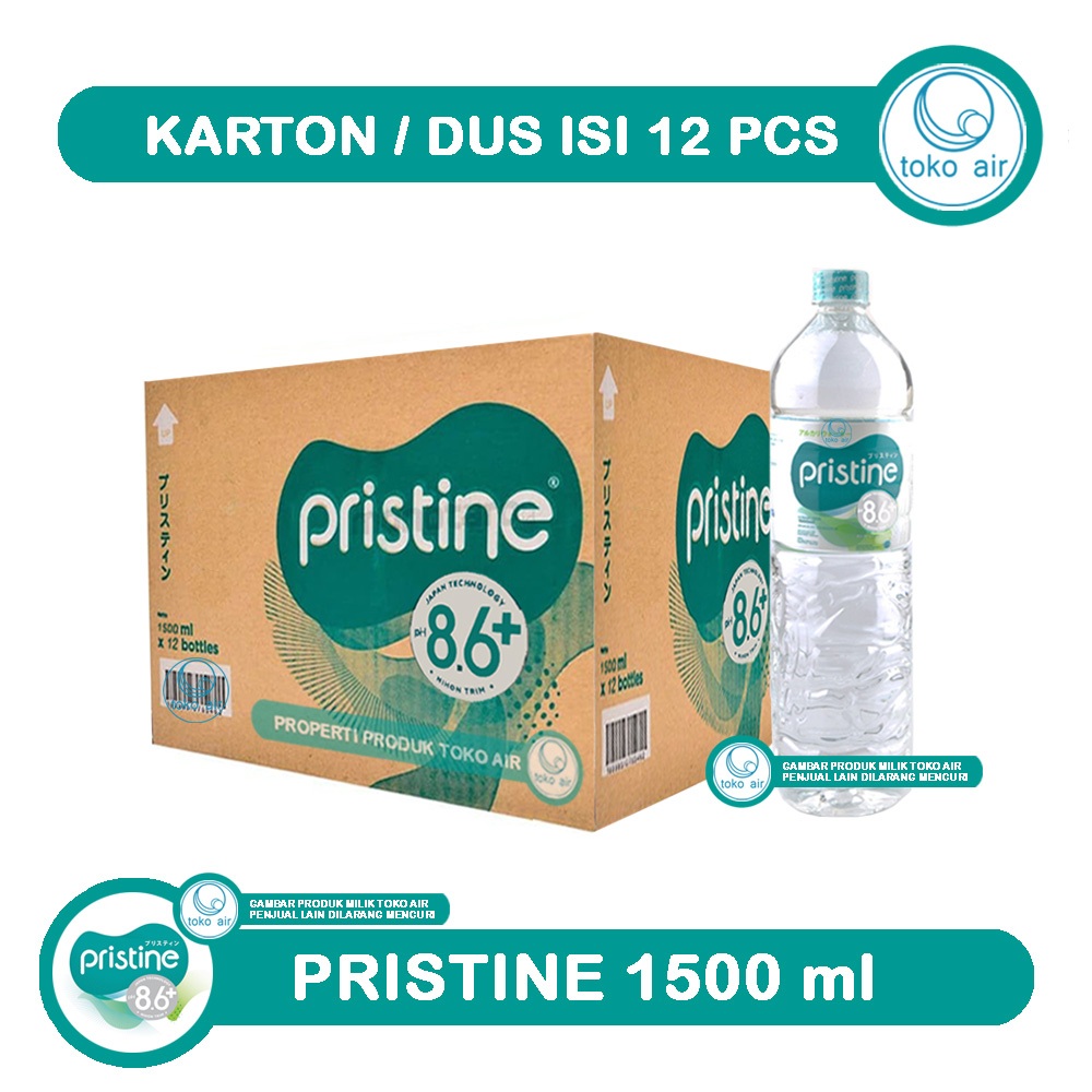 Jual Pristine 1500 ml - Air Minum pH Tinggi | Shopee Indonesia