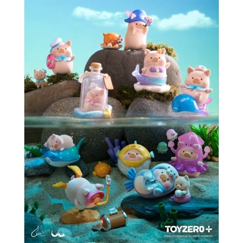Jual Toyzero LULU THE PIGGY OCEAN series babi figurin pajangan blind ...