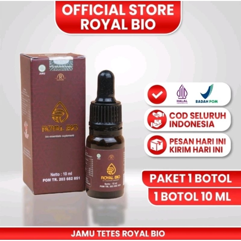 Jual Royal Bio 10ml Original Suplemen Herbal Ampuh Atasi Masalah ...