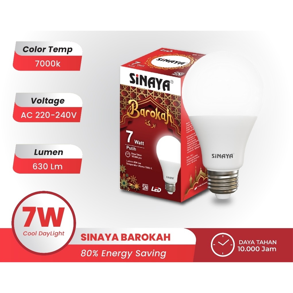Jual Sinaya Barokah Lampu LED Bohlam 7 Watt | Shopee Indonesia