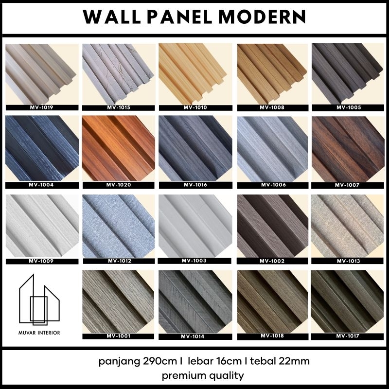 Jual Wall Panel PVC Wood Panel WPC 3D Panel Dinding | Shopee Indonesia