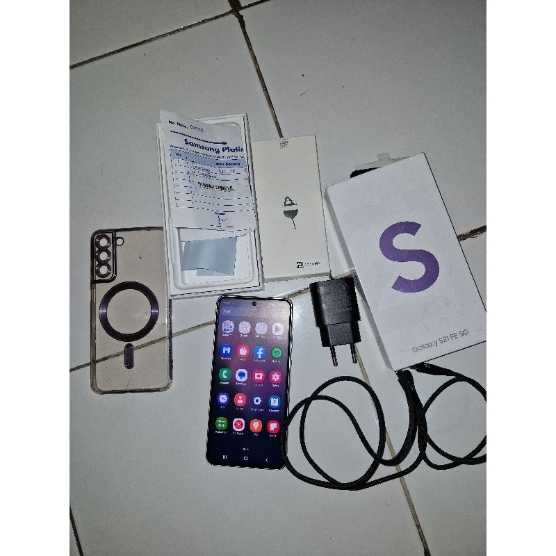 Jual Samsung Galaxy S21 FE 5G 8/256gb Normal jaya Mulus Warna Ungu ...