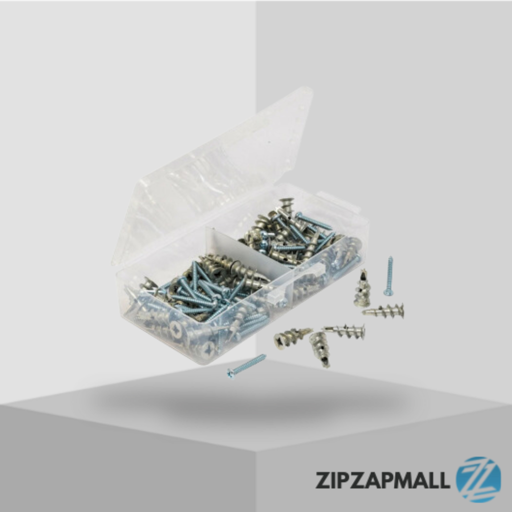 Jual Kit Sekrup Dinding Drywall Anchor with Tapping Screw 60 PCS ...