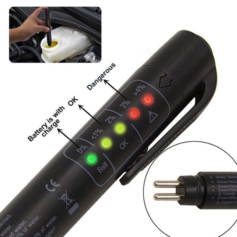 Jual Rem cairan cairan Tester Pen DOT3 Digital Pen pemeriksaan minyak 5 ...