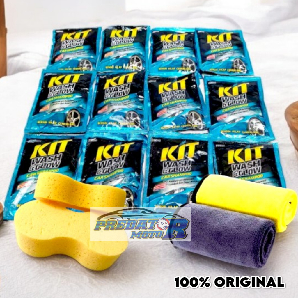Jual KIT WASH AND GLOW 1 PACK (ISI 24) PAKET SIAP PAKAI SHAMPOO CUCI ...