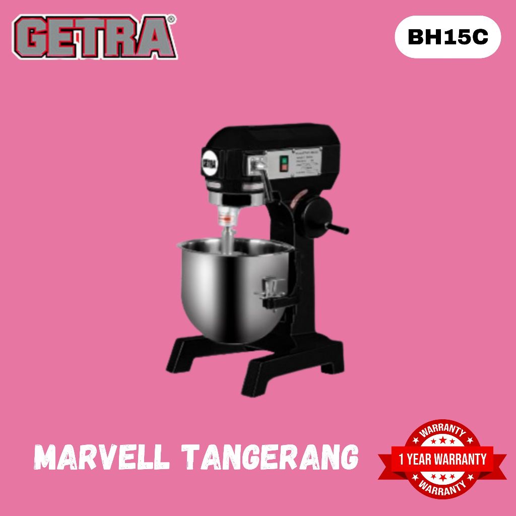 Jual Planetary Mixer 15 Liter Getra Bh15c Mixer Roti 15 Liter Garansi ...