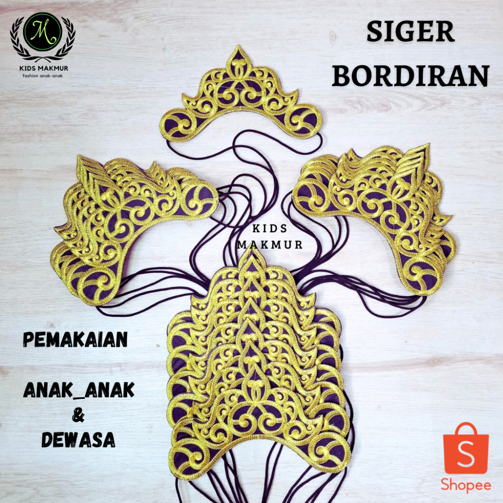 Jual Mahkota siger tari bordir mahkota tari bordir siger murah ...