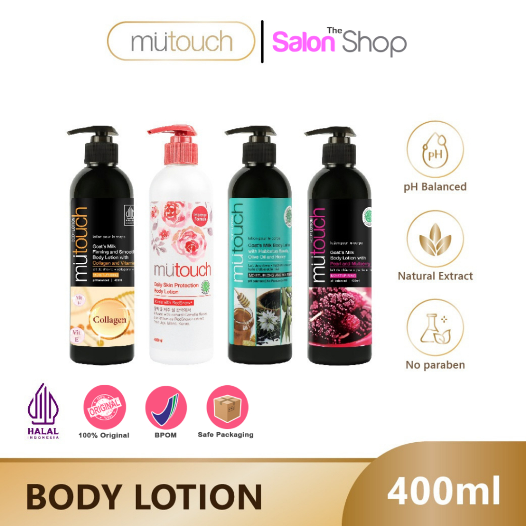 Jual ♦️THESALONSHOP♦️ Mutouch Body Lotion Goats Milk 400ml | Shopee ...