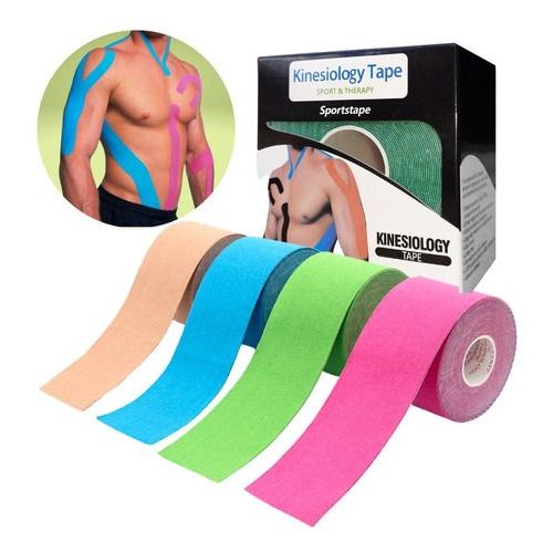 Jual Kinesio Tape Tapping Kinesiology Tape 5cm x 5m Teping Olahraga Taping Perban Elastis Volly ...