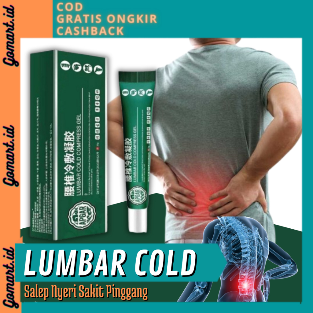 Jual Lumbar Cold Compress Gel Pereda Lumbar Spine Joint Pain Cervical ...