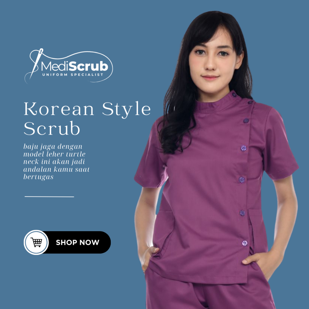 Jual MEDISCRUB - KOREAN STYLE SCRUBS - BAJU JAGA OK DOKTER PERAWAT ...