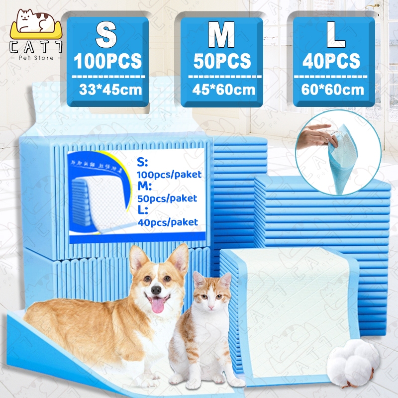 Jual Pad Pipis Kucing 1 Paket Alas Pipis Kucing Anjing Underpad Kucing ...