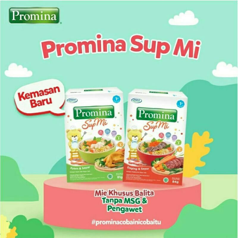 Jual Promina Sup Mi Daging Sayur Ayam Sayur Promina Sup Mie / Mie Bayi ...