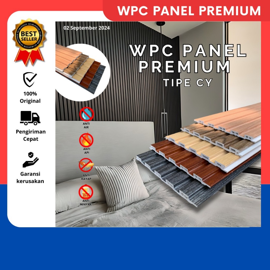Jual WPC PANEL (PREMIUM) Panjang 3 Meter dan 1 Meter / Wpc Panel Tipe ...
