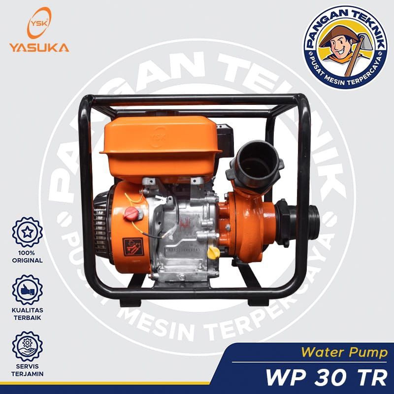 Jual MESIN WATER PUMP/POMPA ALKON/TAMBANG WP-30FS / WP-30TR YASUKA 3 ...