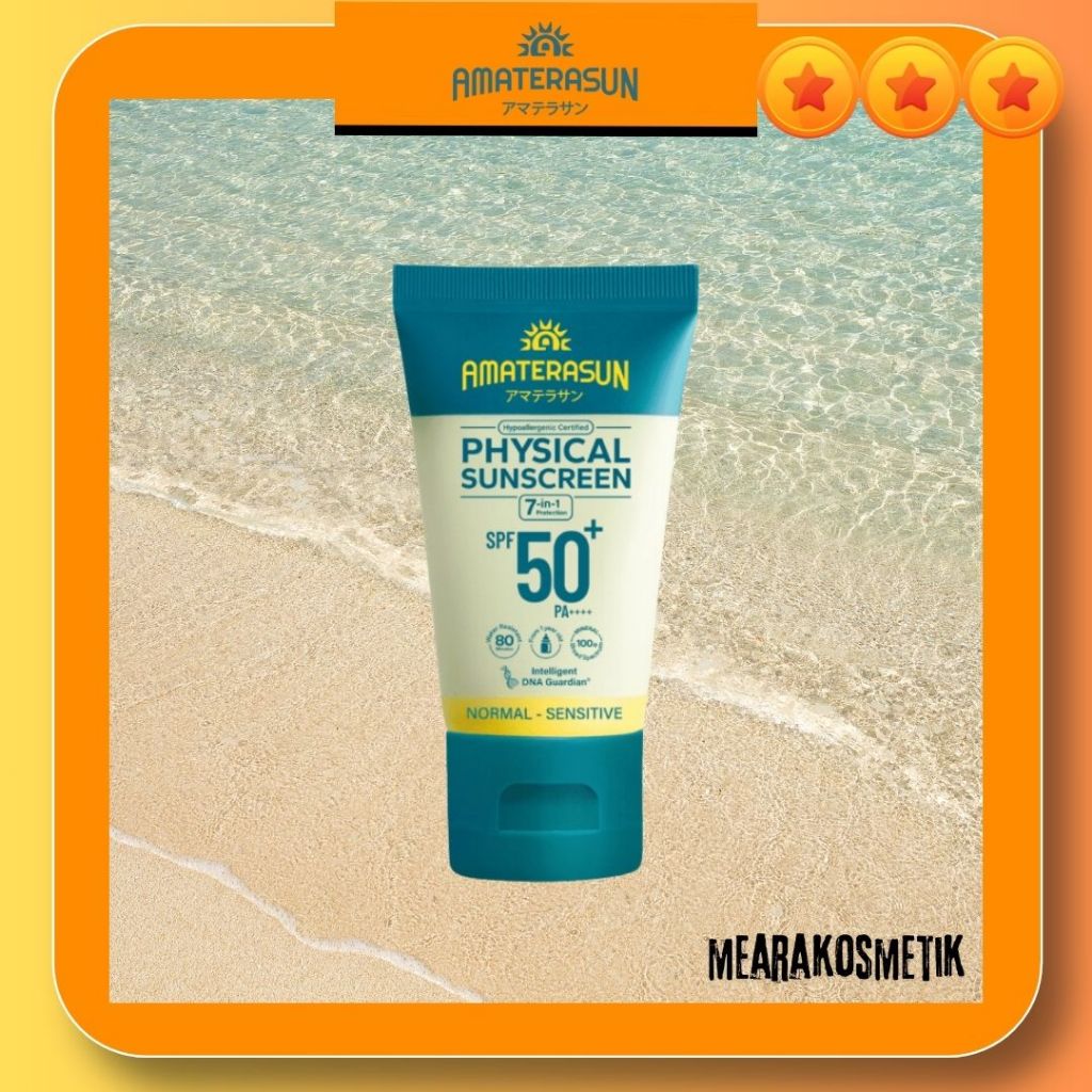Jual Amaterasun Physical Sunscreen SPF 50+ PA++++ - Physical SS ...