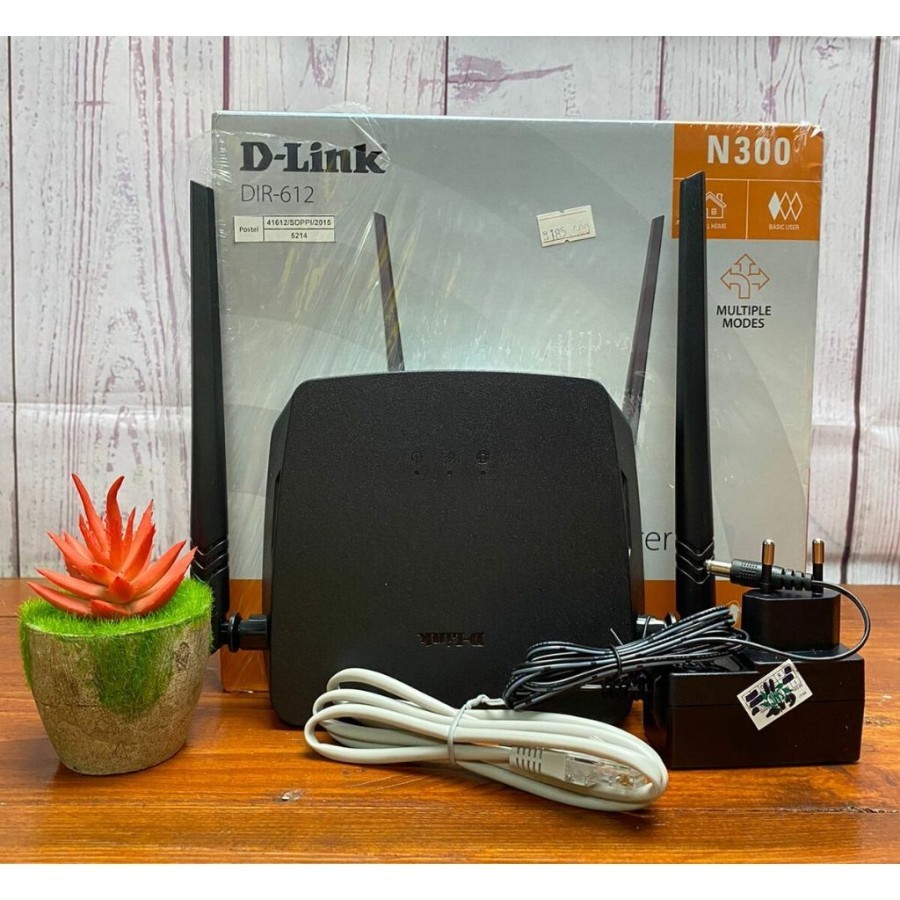 Jual D-LINK DIR-612 WIRELESS ROUTER / WIFI ROUTER / ROUTER DLINK DIR612 (HITAM) | Shopee Indonesia